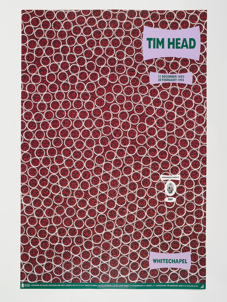 Tim Head exhibition poster (1992) – Whitechapel Gallery
